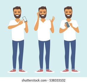 24,523 Characters using phone Images, Stock Photos & Vectors | Shutterstock