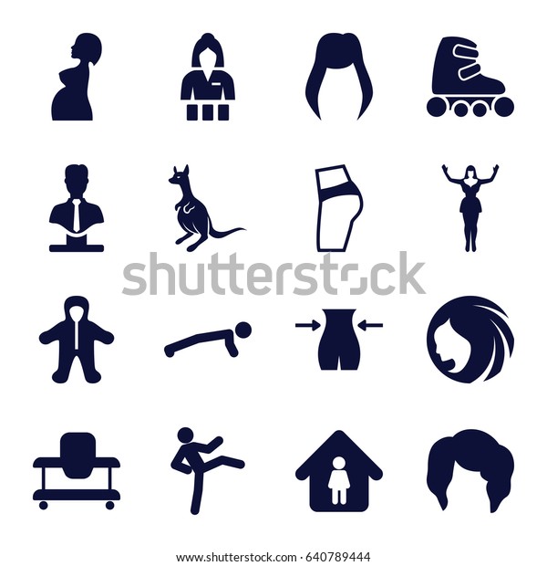 Young Icons Set Set 16 Young Stock Vector (Royalty Free) 640789444 ...