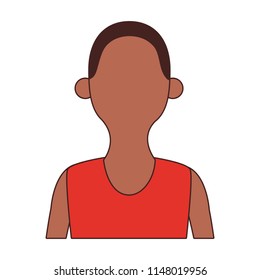 Young Man Cartoon Faceless Stock Vector (Royalty Free) 1148019956 ...