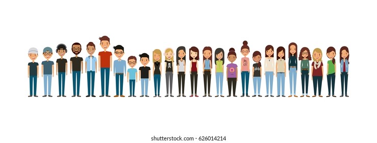 Group People Business Team Conceptcrowd Business Stock Vector (Royalty ...