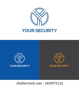 Your Security Logo Y Letter Logo Stock Vector (Royalty Free) 1635971116