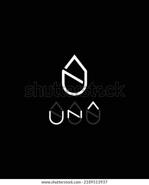 Your Simple Name Logo Una Stock Vector (Royalty Free) 2189513937 ...
