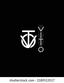 Your Simple Name Logo Vito Stock Vector (Royalty Free) 2189513517 ...
