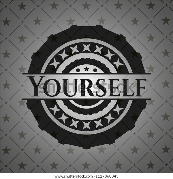 Yourself Retro Style Black Emblem Stock Vector (Royalty Free ...