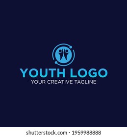 Youth Forum Logo Vector Template Design Stock Vector (Royalty Free ...