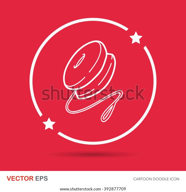 Yoyo Doodle Stock Vector (Royalty Free) 392877709 | Shutterstock
