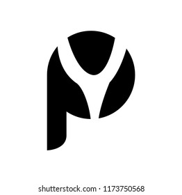Yp Letter Vector Logo Stock Vector (Royalty Free) 1173750568 | Shutterstock