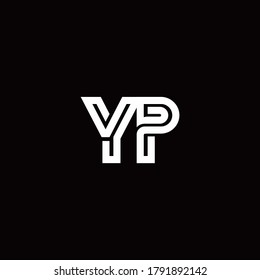 Yp Monogram Logo Abstract Line Design Stock Vector (Royalty Free ...
