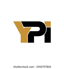 Ypi Letter Monogram Logo Design Vector Stock Vector (Royalty Free ...