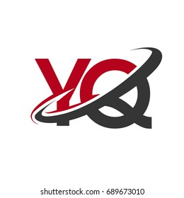 Yq Initial Logo Company Name Colored Stock Vector (Royalty Free ...