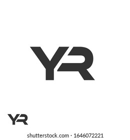 Yr Logo Designed Letter Y R Stock Vector (Royalty Free) 1646072221 ...
