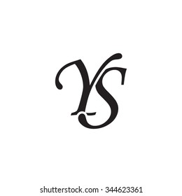 Ys Initial Monogram Logo Stock Vector (Royalty Free) 344623361 ...