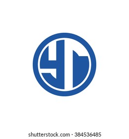 Yt Initial Letters Circle Business Logo Stock Vector (Royalty Free ...