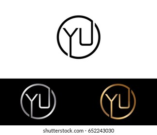Yu Logo Letter Design Vector Red Stock Vector (Royalty Free) 652243030 ...