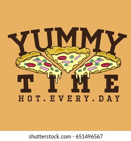 Yummy Time Stock Vector (Royalty Free) 651496567 | Shutterstock