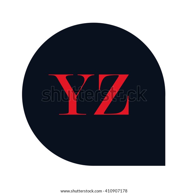 Yz Letters Red Abstract Black Background: เวกเตอร์สต็อก (ปลอดค่า ...