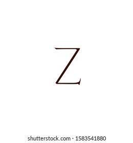 Z Lettervector Letter Iconz Nice Letter Stock Vector (Royalty Free ...