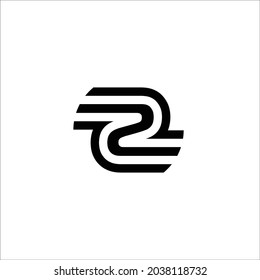 Z Line Intial Logo Vector Image Stock Vector (Royalty Free) 2038118732 ...