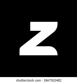 Z Logo Vector Illustration Black Background Stock Vector (Royalty Free ...