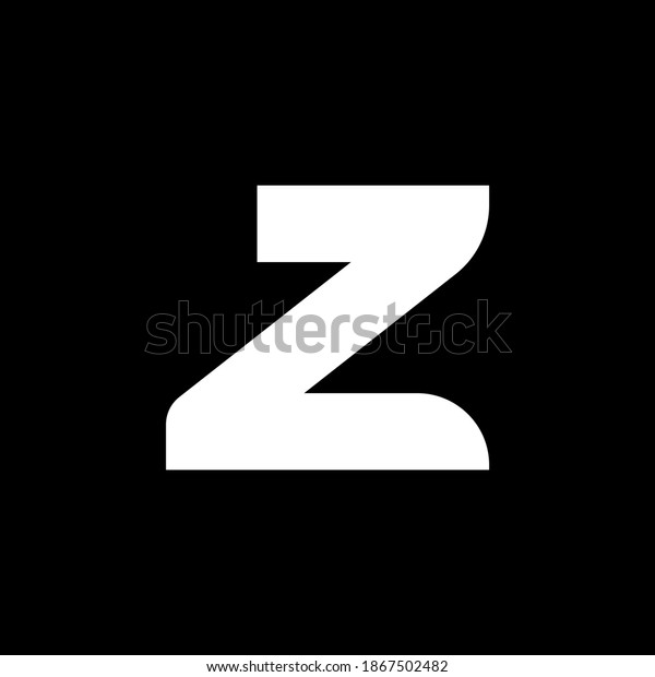 Z Logo Vector Illustration Black Background Stock Vector (Royalty Free ...
