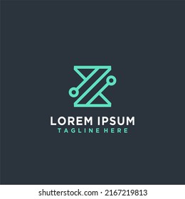 Z Technology Vector Logo Template Stock Vector (Royalty Free ...