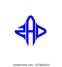 Zad Letter Logo Creative Design Vector Stock Vector (Royalty Free ...