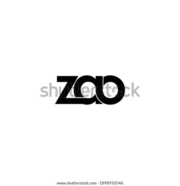 Zao Letter Original Monogram Logo Design Stock Vector (Royalty Free ...