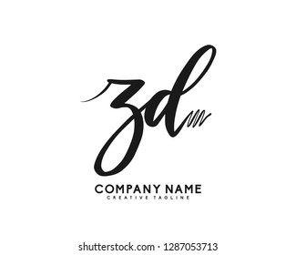 1,524 Letter zd logo Images, Stock Photos & Vectors | Shutterstock