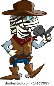 Zebra Cowboy Stock Vector (Royalty Free) 141633997 | Shutterstock