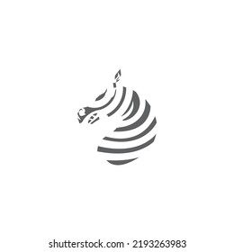 Zebra Logo Design Zebra Head Logo Stock Vector (Royalty Free ...