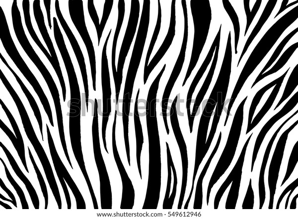 Zebra baskı, hayvan derisi, kaplan çizgili, Stok Vektör (Telifsiz ...