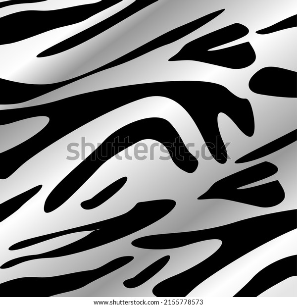 Zebra Skin Texture Background Illustration Vector Stock Vector (Royalty Free) 2155778573 ...