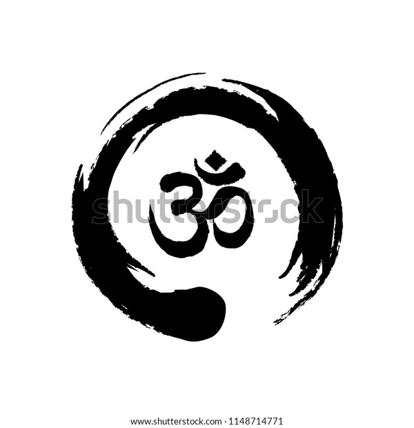 Zen Om Symbol Stock Vector (Royalty Free) 1148714771 | Shutterstock