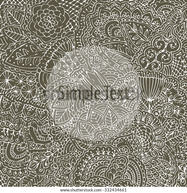 Zentangle Background 1 Stock Vector (Royalty Free) 332434661 | Shutterstock