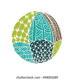 Zentangle Ball Vector Coloring Books Stock Vector (Royalty Free) 498005689