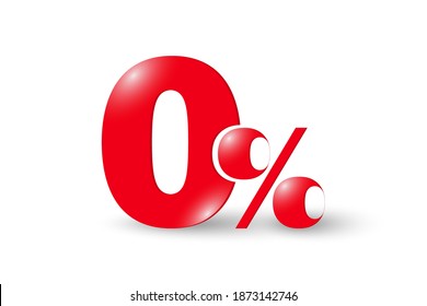 Zero Percent 0 Financing Available 0 Stock Vector (Royalty Free) 1873142746 | Shutterstock