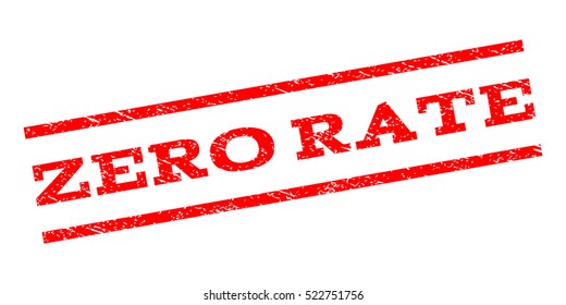 Zero Rate Watermark Stamp Text Caption Stock Vector (Royalty Free ...