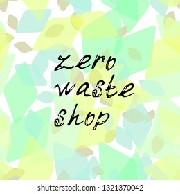 Zero Waste Shop Logo Black White Stock Vector (Royalty Free) 1321370042 ...