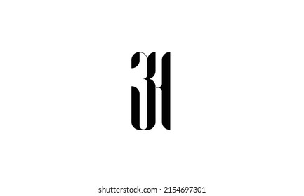 Zh Hz Abstract Letters Logo Monogram Stock Vector (Royalty Free ...