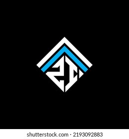 Zi Letter Logo Creative Design Vector Stock Vector (Royalty Free ...