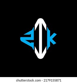 Zik Letter Logo Creative Design Vector Stock Vector (Royalty Free ...