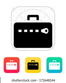Zipper Case Icon Vector Illustration Stock Vector (Royalty Free ...