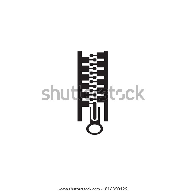 Zipper Clothing Logo Design Vector Template Stock Vector (Royalty Free ...