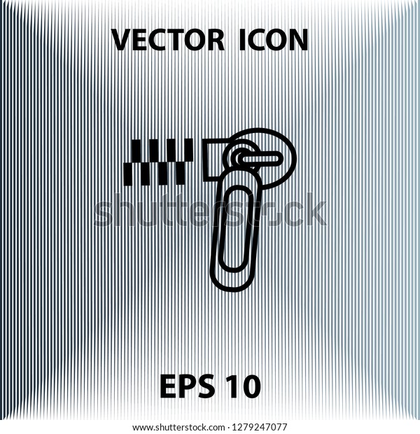 Zipper Outline Icon Vector Design Element Stock Vector (Royalty Free ...