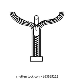 Zipper Symbol Stock Vector (Royalty Free) 663865222