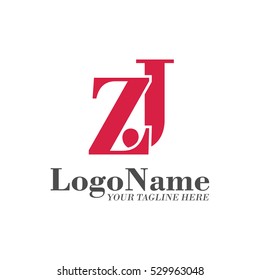 Zj Logo Stock Vector (Royalty Free) 529963048