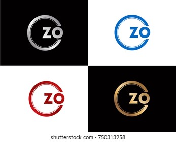 Zo Logo Letter Design Vector Red Stock Vector (Royalty Free) 750313258 ...