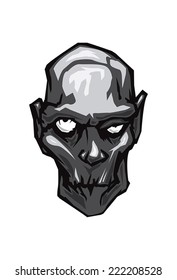 Zombie Head Stock Vector (Royalty Free) 222208528 | Shutterstock