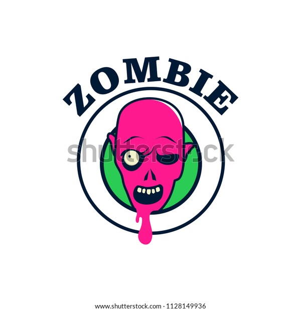 Zombie Logo Design Stock Vector (Royalty Free) 1128149936 | Shutterstock