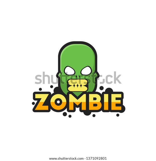 Zombie Logo Design Stock Vector (Royalty Free) 1371092801 | Shutterstock